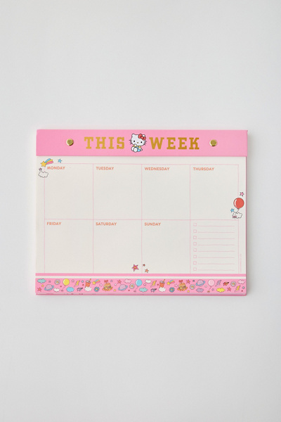 Sanrio Hello Kitty Weekly Planner Notepad | Urban Outfitters