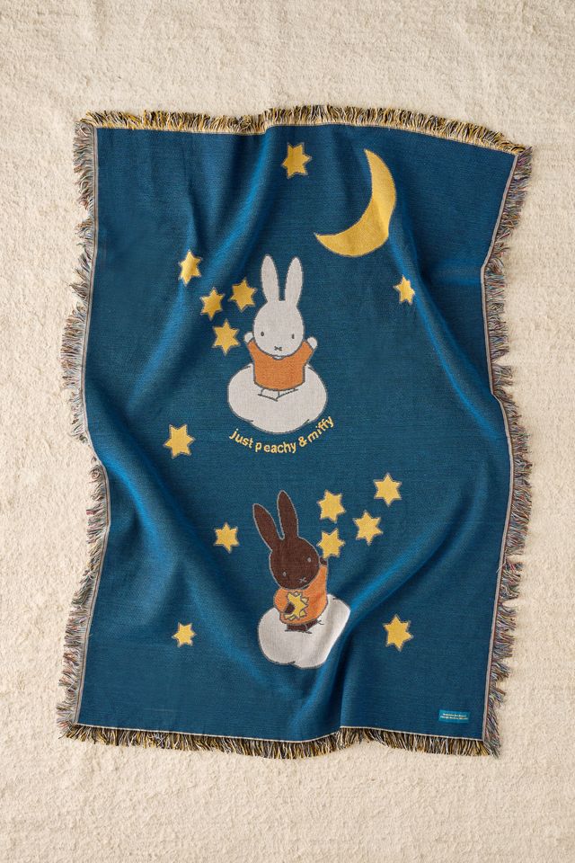 Just Peachy X Miffy Tapestry Throw Blanket | Urban Outfitters