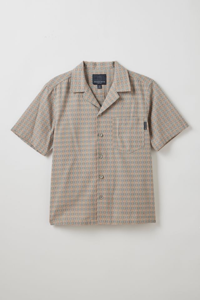 FRIED RICE Grid Pattern Short Sleeve Shirt | Urban Outfitters