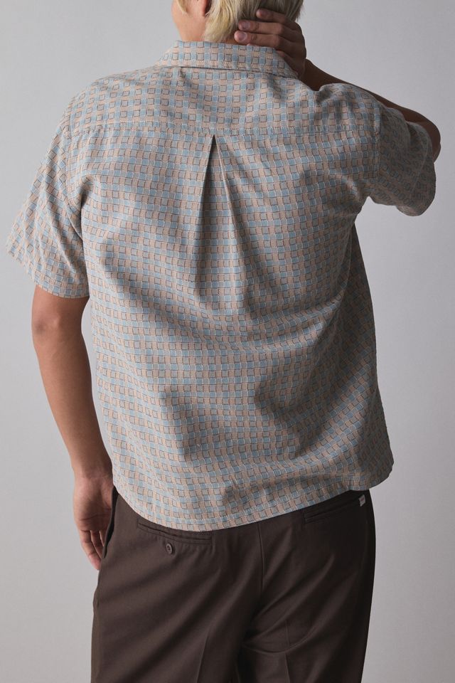 FRIED RICE Grid Pattern Short Sleeve Shirt | Urban Outfitters