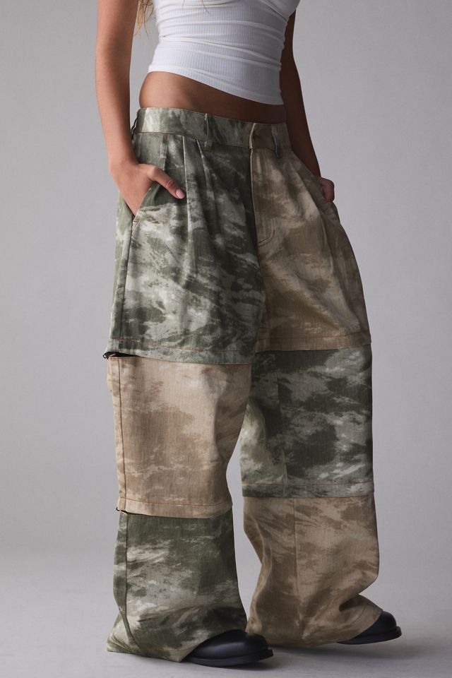 FRIED RICE Blocked Camo Baggy Pant | Urban Outfitters