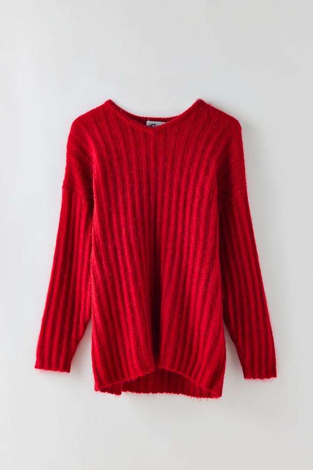 Vintage Ribbed Knit Sweater | Urban Outfitters