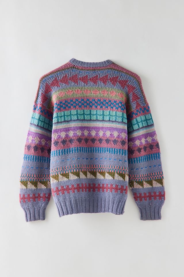 Vintage Patterned Sweater | Urban Outfitters