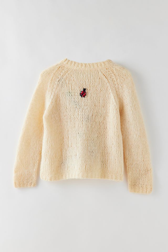 Vintage Bug V-Neck Sweater | Urban Outfitters