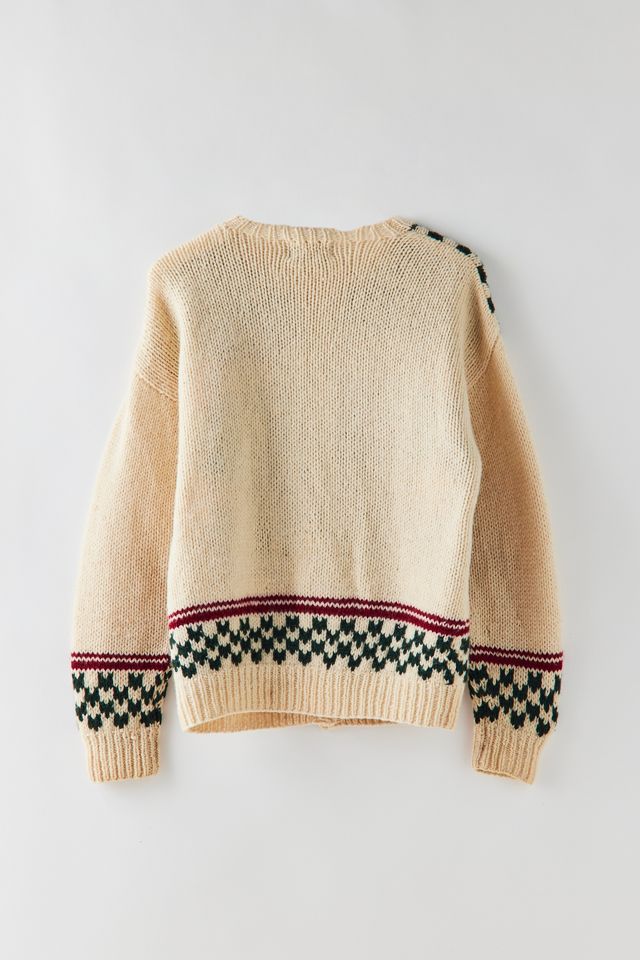 Vintage Sheep Pattern Cardigan | Urban Outfitters