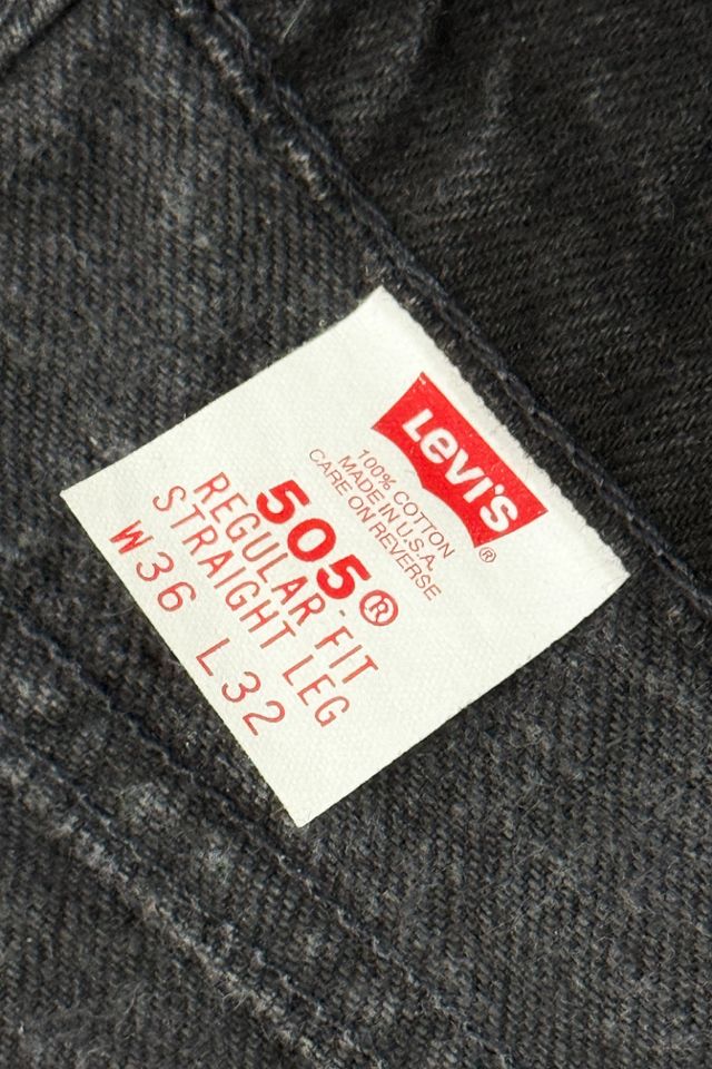 Vintage 1990’s Levi’s® 505 Black Denim Jeans | Urban Outfitters