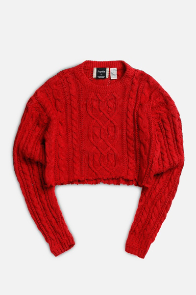 Frankie Collective Rework Crop Knit Sweater 039 | Urban Outfitters