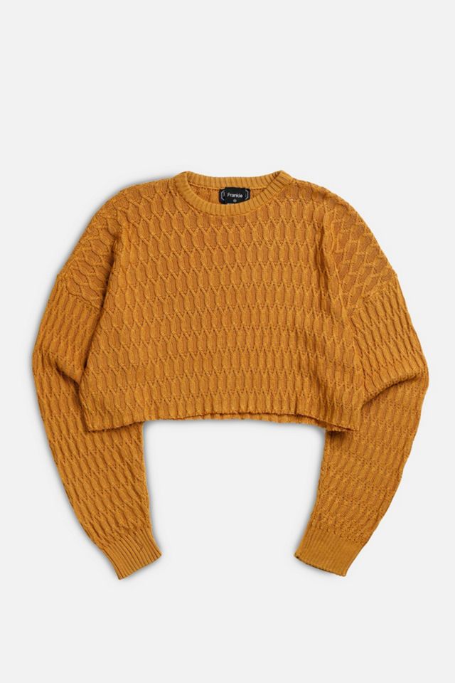 Frankie Collective Rework Crop Knit Sweater 080 | Urban Outfitters