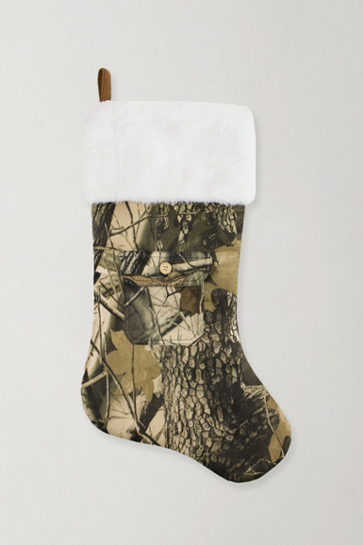 Tree Camo Christmas Stocking | Urban Outfitters
