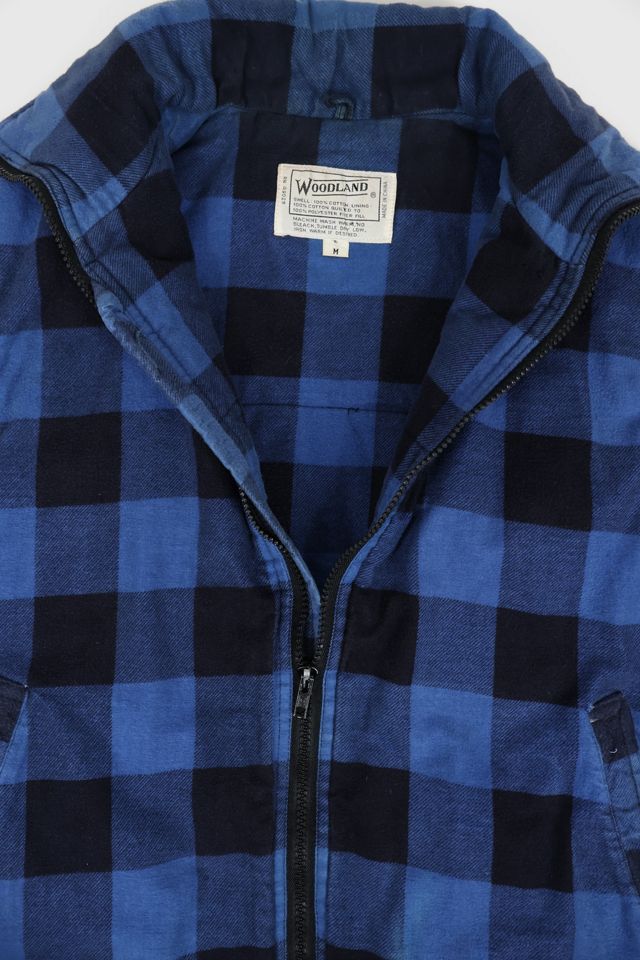 Vintage Blue Plaid Vest | Urban Outfitters