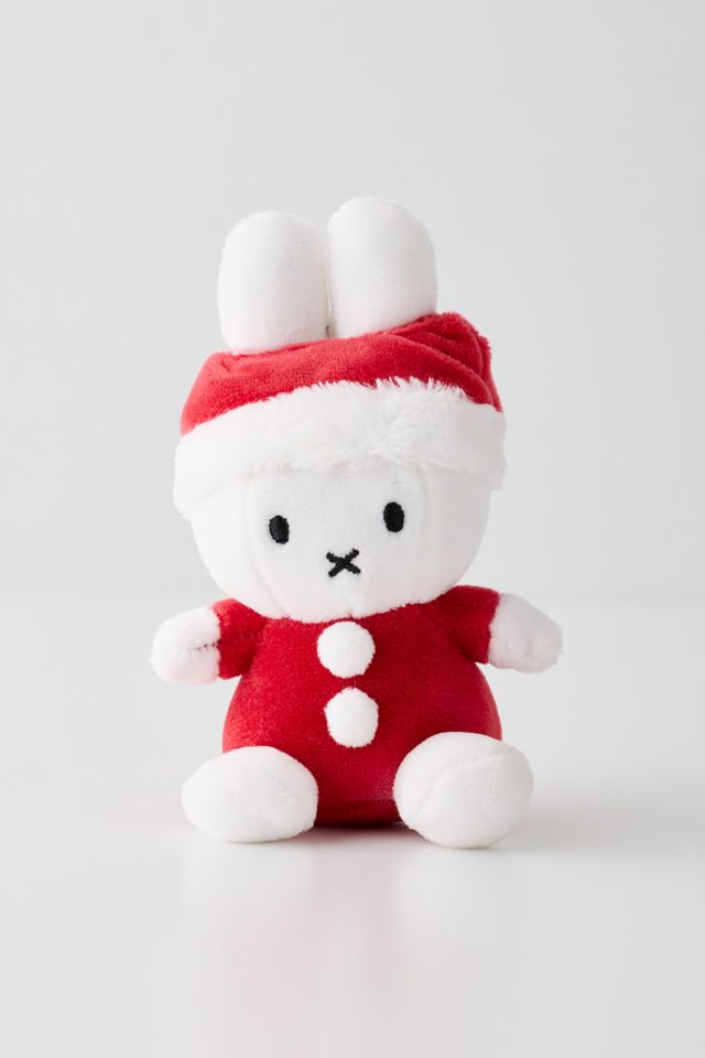 Miffy Santa 4-Inch Plushie Keychain | Urban Outfitters