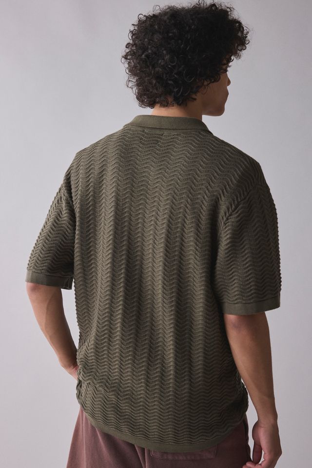Kuwalla Tee Wave Knit Short Sleeve Shirt | Urban Outfitters