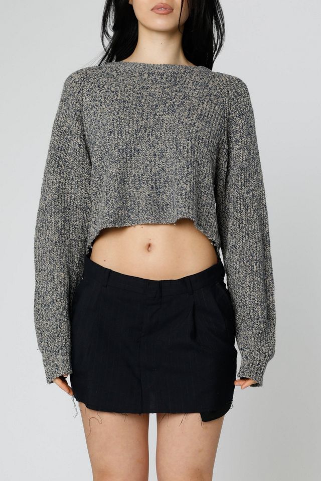 Frankie Collective Rework Crop Knit Sweater 068 | Urban Outfitters