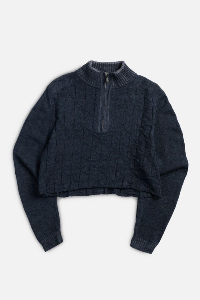 Frankie Collective Rework Crop Knit Sweater 064 | Urban Outfitters