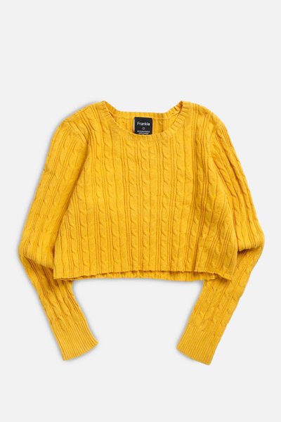 Frankie Collective Rework Crop Knit Sweater 078 | Urban Outfitters