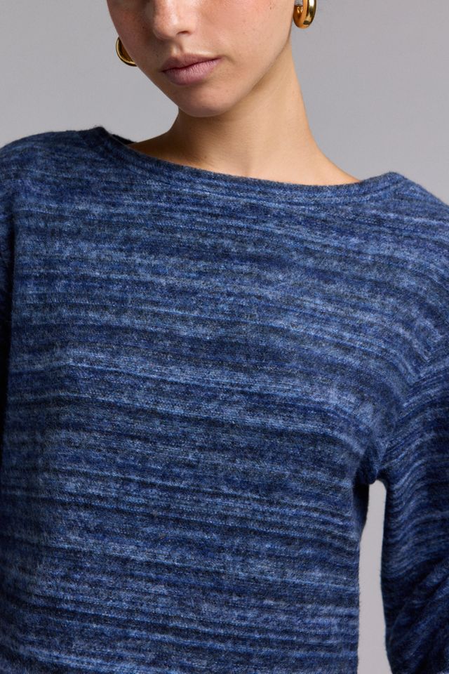 ReMADE By UO Remnants Space Dye Knit Drippy Sleeve Sweater | Urban ...