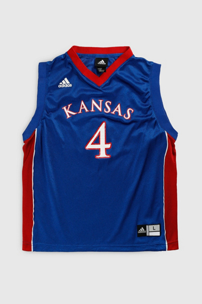 Vintage Kansas Jayhawks NCAA Basketball Jersey | Urban Outfitters