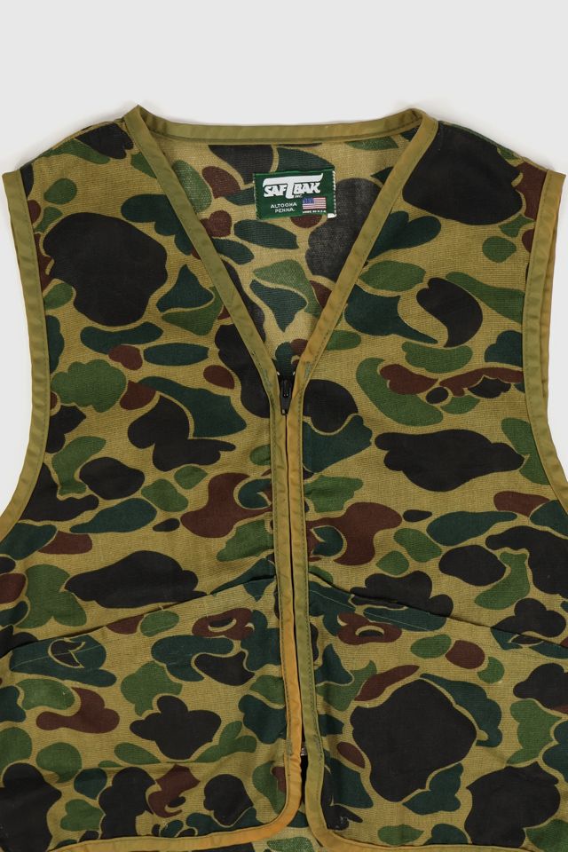 Vintage Lightweight Camo Vest | Urban Outfitters