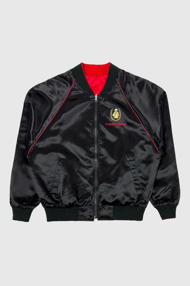 Vintage 1980’s Courvoisier Reversible Satin Baseball Jacket | Urban ...
