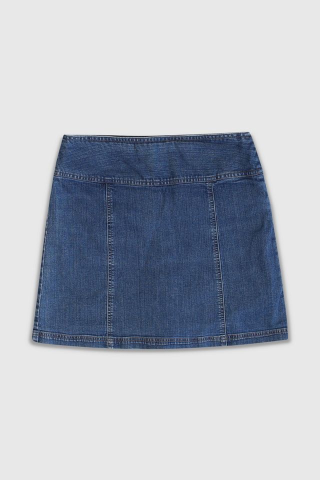 Vintage Y2K Denim Mid Skort | Urban Outfitters