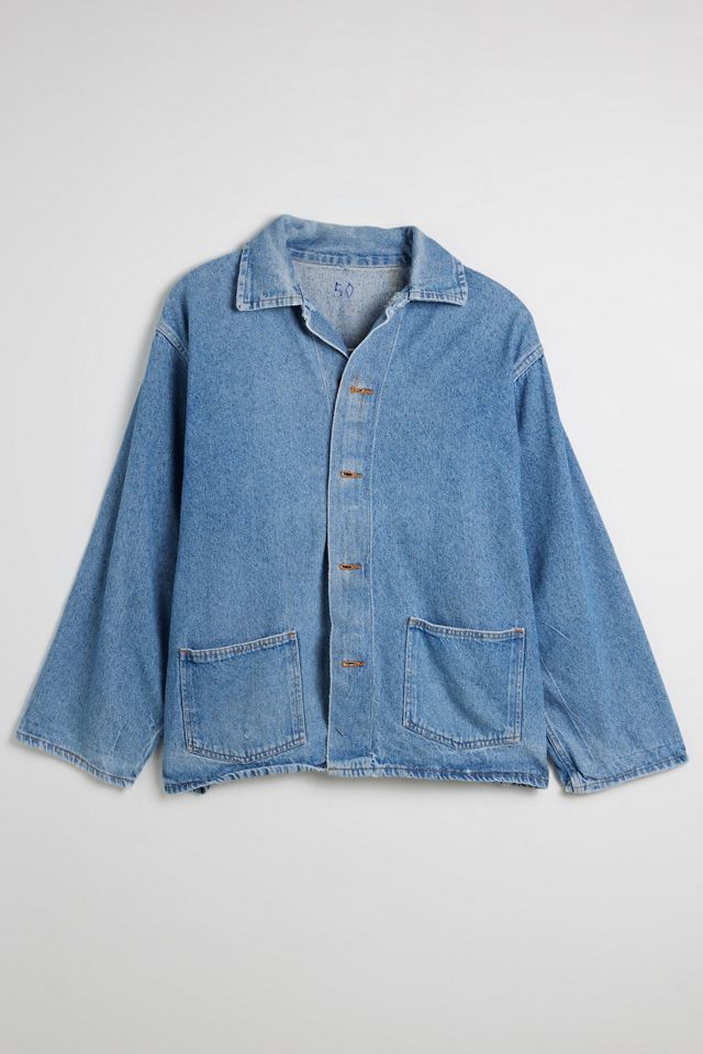 Vintage Light Wash Denim Barn Jacket | Urban Outfitters