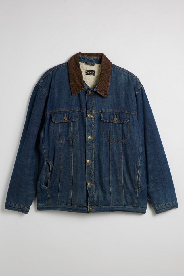 Vintage Fleece Lined Denim Barn Jacket | Urban Outfitters