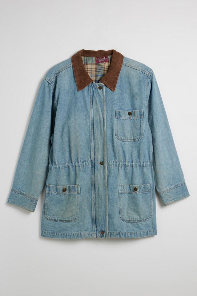 Vintage Light Wash Denim Barn Jacket | Urban Outfitters