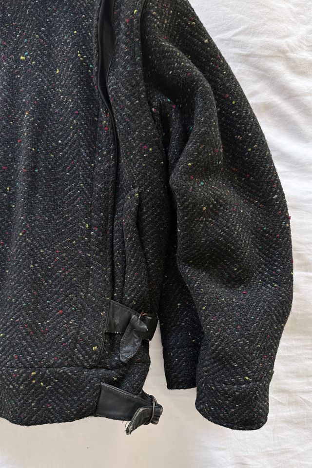 Vintage 80's Herringbone Wool Speckled Boxy Jacket | Urban Outfitters