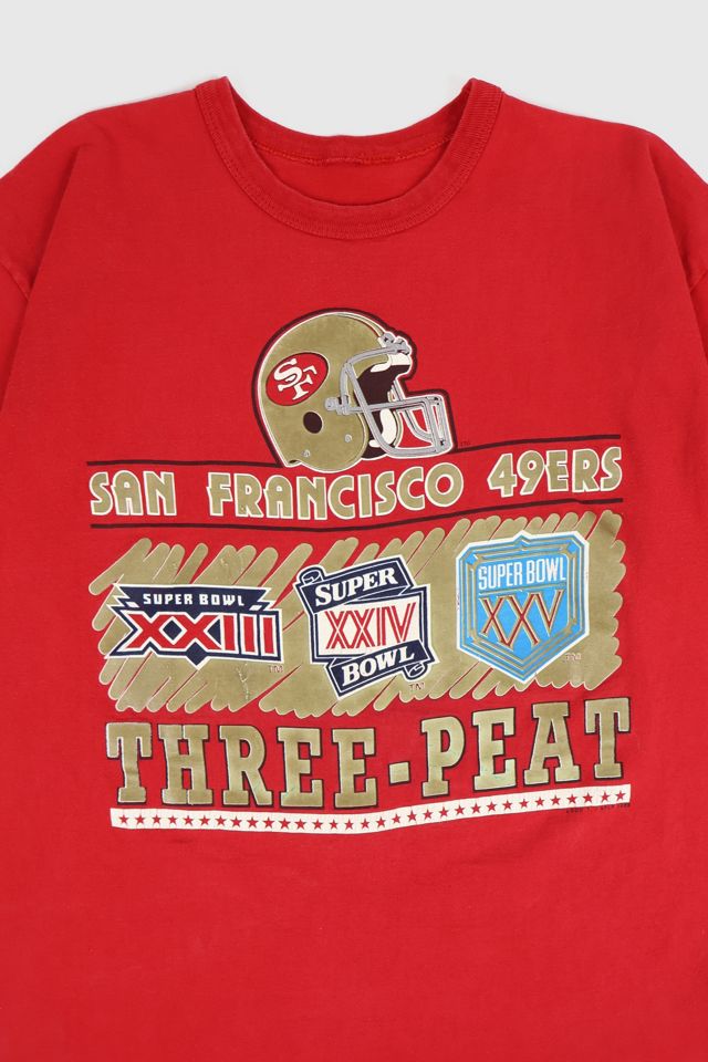 Vintage San Francisco 49ers Three Peat Tee | Urban Outfitters