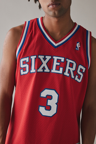 Mitchell & Ness NBA Philadelphia 76ers 2002-03 Allen Iverson Basketball ...