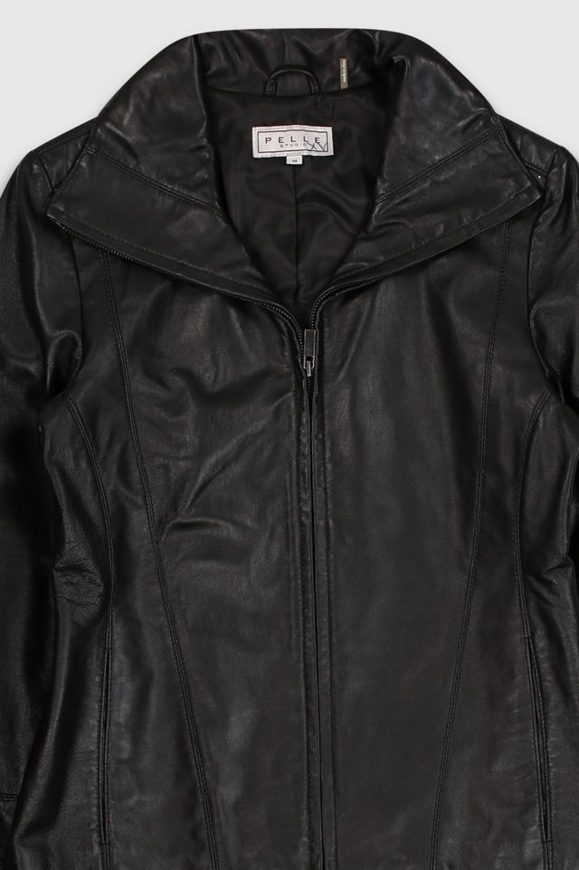 Vintage 90s Pelle Studio Black Leather Jacket | Urban Outfitters