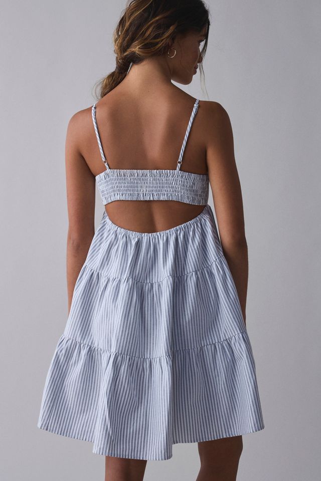 Kimchi Blue Zosia Tiered Babydoll Mini Dress | Urban Outfitters