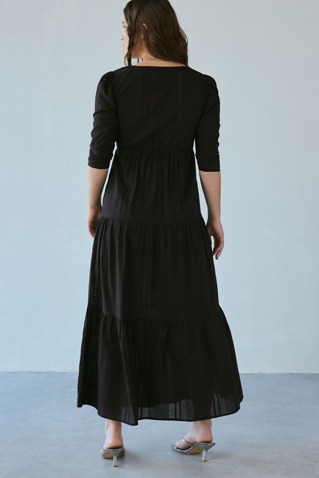 Glamorous Keyhole Cutout Tiered Maxi Dress | Urban Outfitters