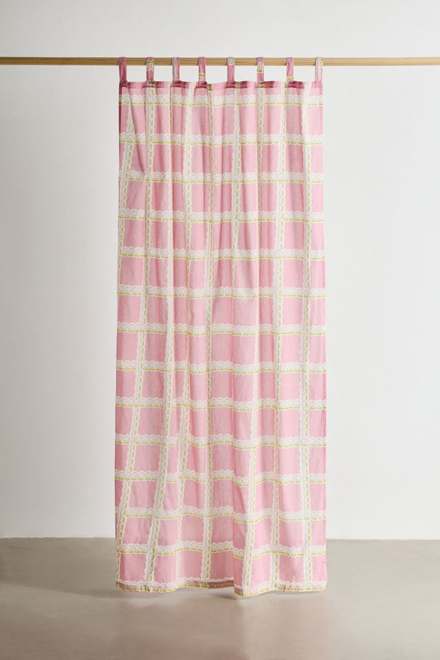 Briar Grid Patterned Window Panel | Urban Outfitters