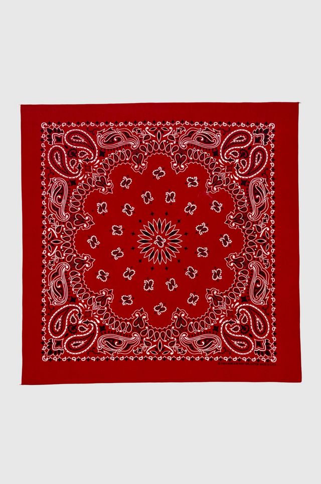 Vintage 1990’s Havahank Red Colorfast Bandana | Urban Outfitters