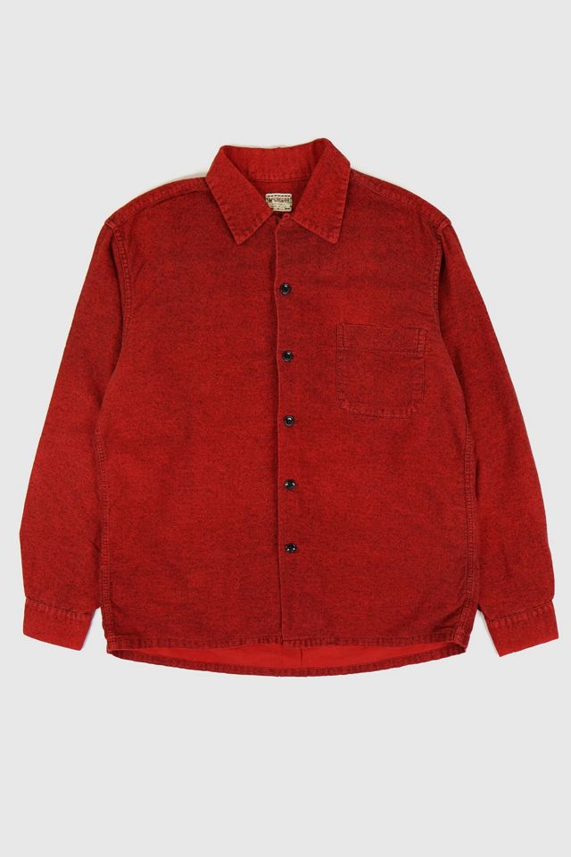 Vintage Red Button-Down Shirt | Urban Outfitters
