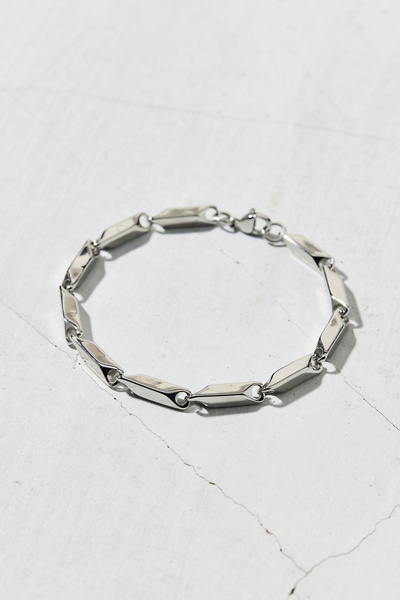 Angular Stainless Steel Chain Bracelet | Urban Outfitters