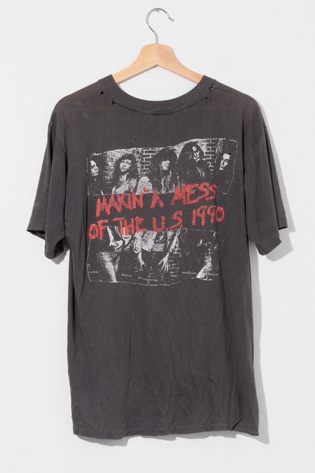 Vintage 1990s Skid Row Printed Distressed Band T-Shirt | Urban Outfitters