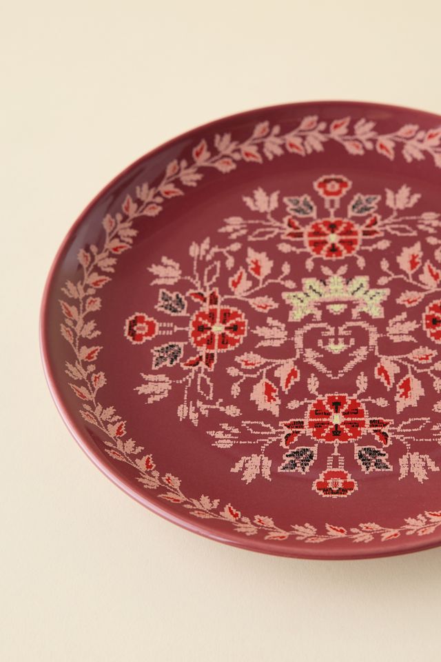 Graphic Printed Ceramic Dinner Plate | Urban Outfitters