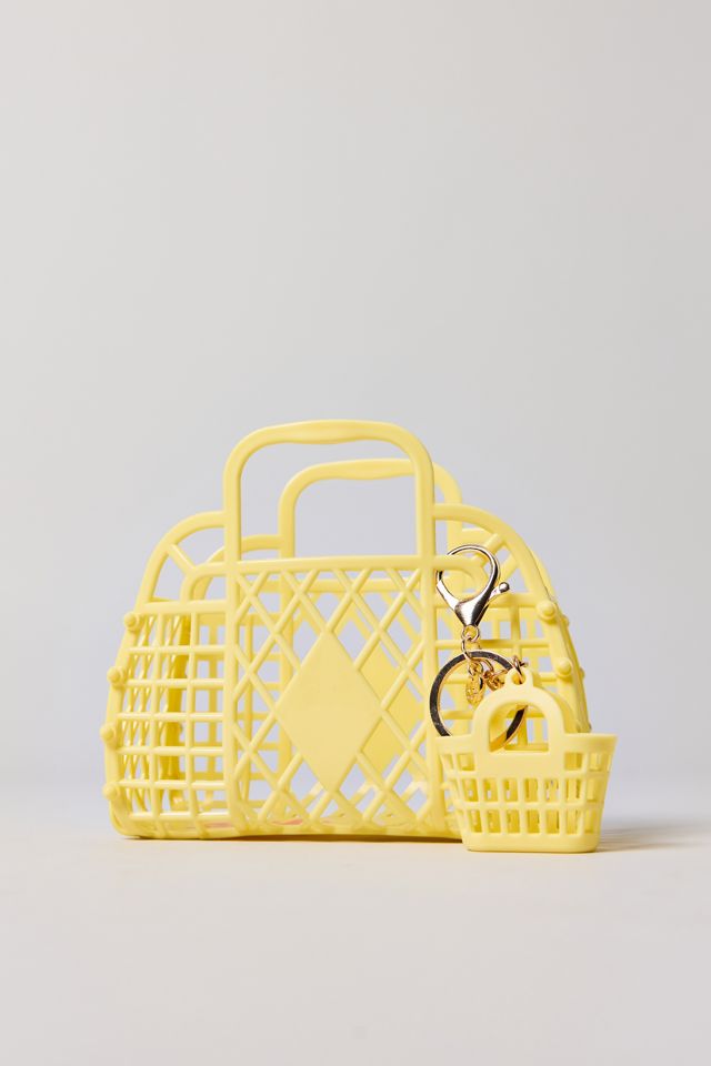 Sun Jellies Mini Retro Basket Bag | Urban Outfitters