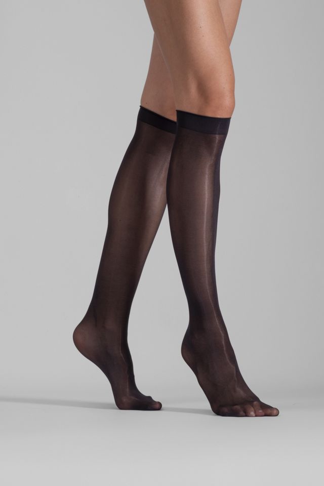 LECHERY® Shiny Sheer Knee-High Sock Set | Urban Outfitters