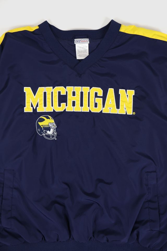 Vintage Michigan Football Pullover Jacket | Urban Outfitters