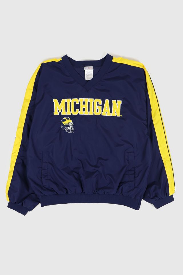 Vintage Michigan Football Pullover Jacket | Urban Outfitters