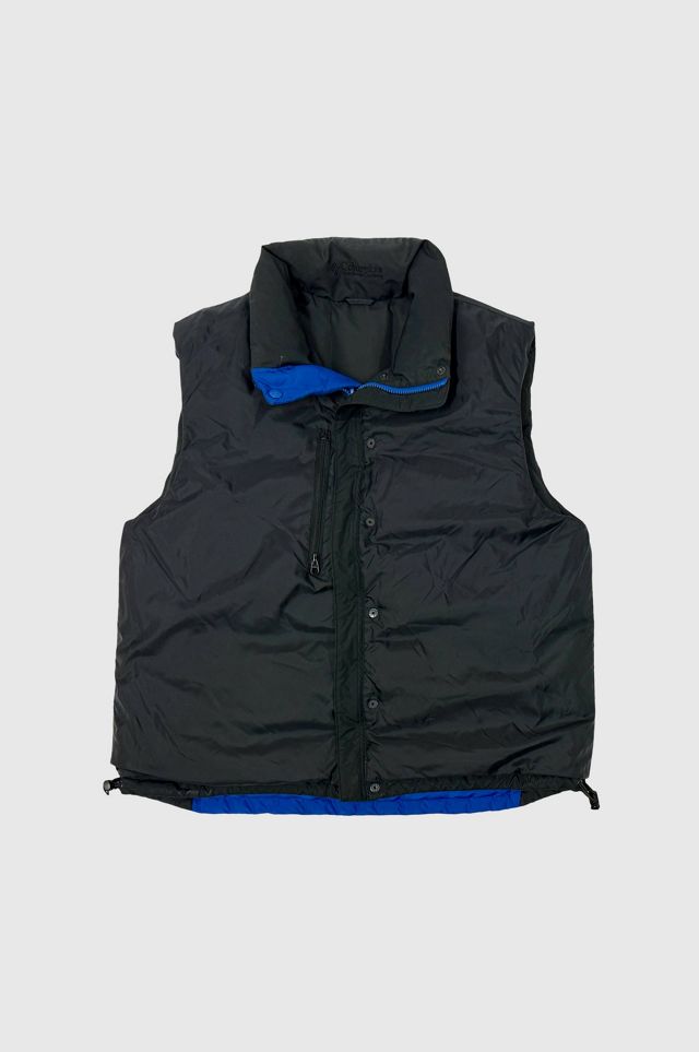 Vintage 1990’s Columbia Reversible Down Tech Vest | Urban Outfitters