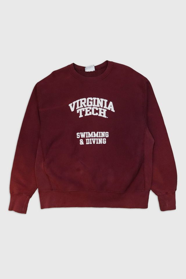 Vintage Virginia Tech Swimming And Diving Sweatshirt | Urban Outfitters