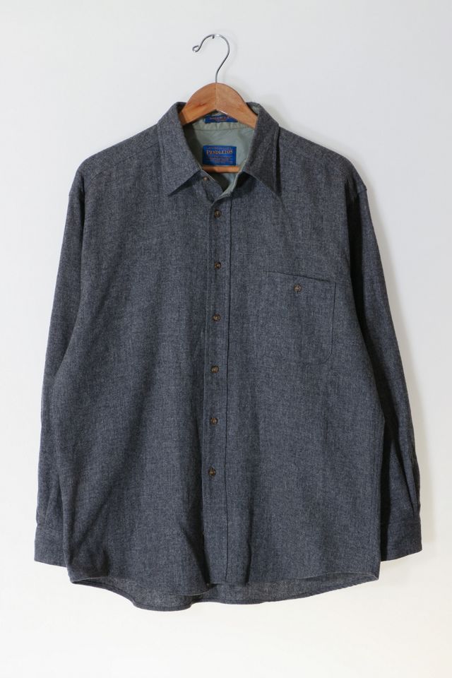 Vintage 1970s Pendleton Virgin Wool Button Down Shirt Made in USA ...