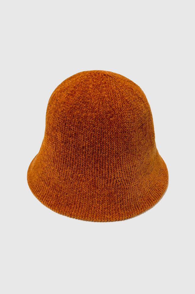 Vintage 1990’s Orange Crush Furry Bell Bucket Hat | Urban Outfitters