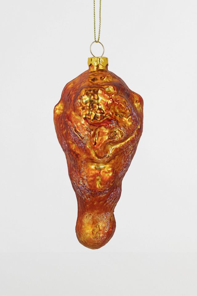 Buffalo Chicken Wing Glass Ornament | Urban Outfitters Buffalo Chicken Wing Glass Ornament | Urban Outfitters