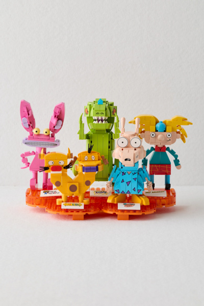 Brickcraft '90s Nickelodeon Character Building Brick Set | Urban Outfitters