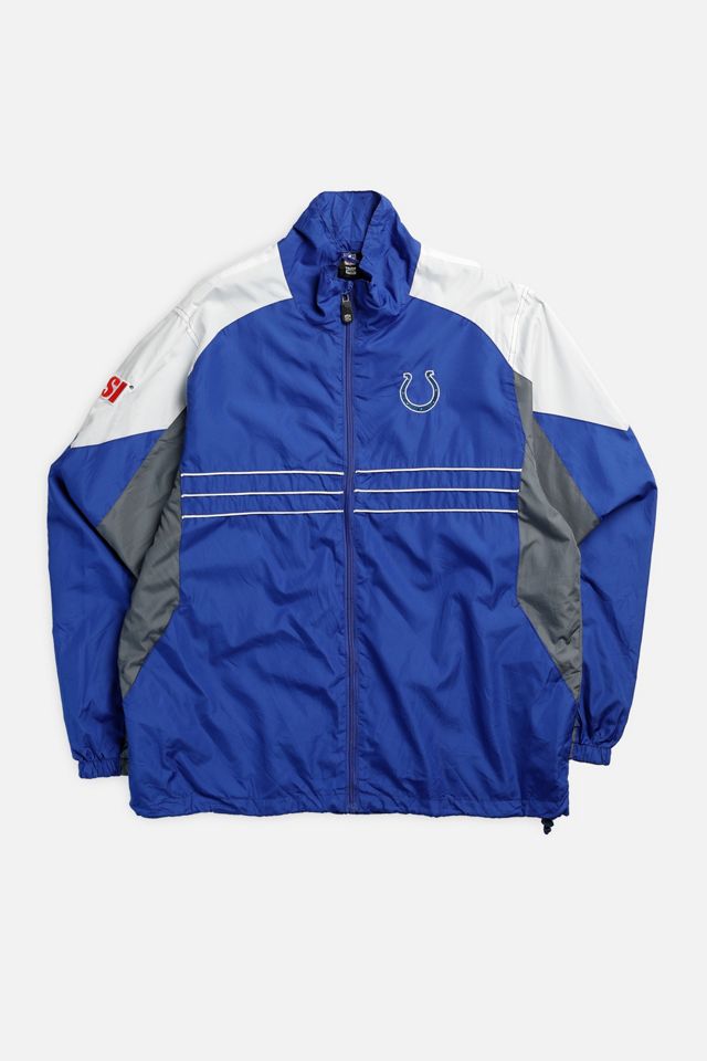 Vintage Indianapolis Colts NFL Windbreaker Jacket 001 | Urban Outfitters